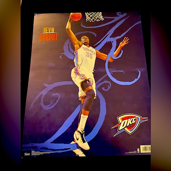 Art | Kevin Durant Okc Thunder Poster 16x2 By Trends International ...